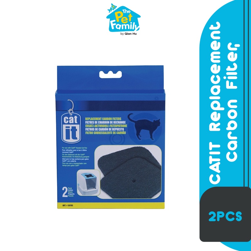 CATIT Cat Carbon Filter Replacement (2 pcs) for Smart sift & Litter Box ...