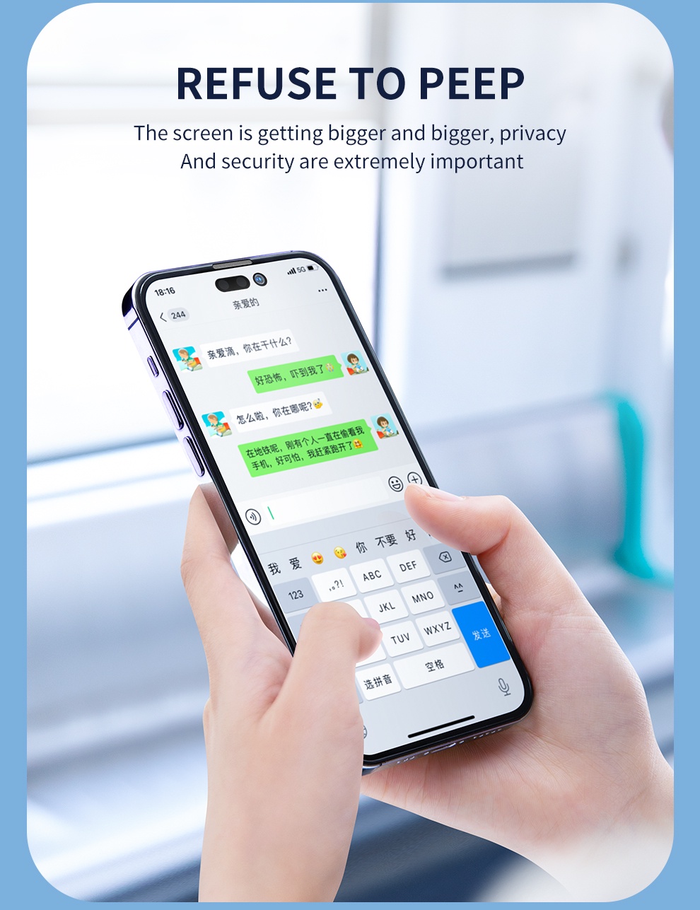 SmartDevil Best 9H 25°Full Privacy Tempered Glass Compatible For iPhone 14/14 plus/14 pro/14 pro ...