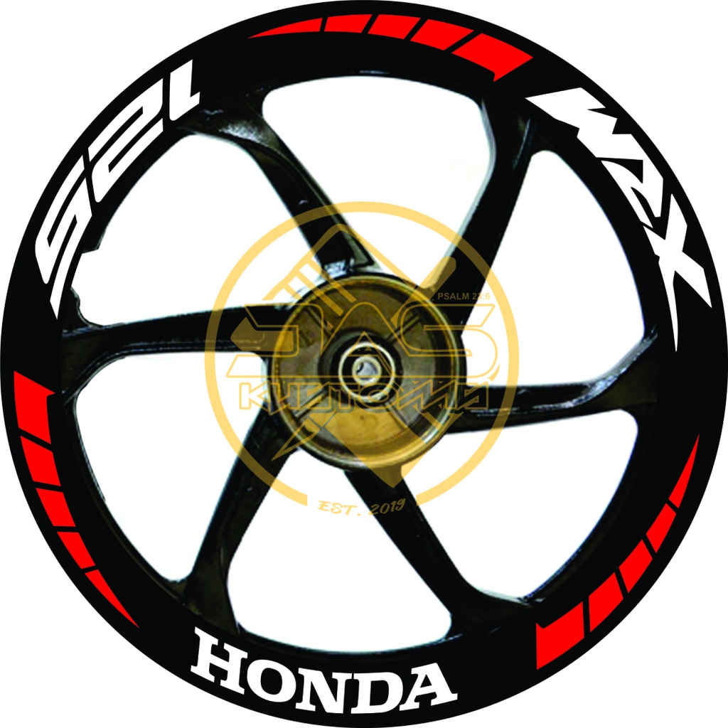 Reflective Mags Decals/Stickers for Honda XRM 125 Size 17 2 pairs for ...