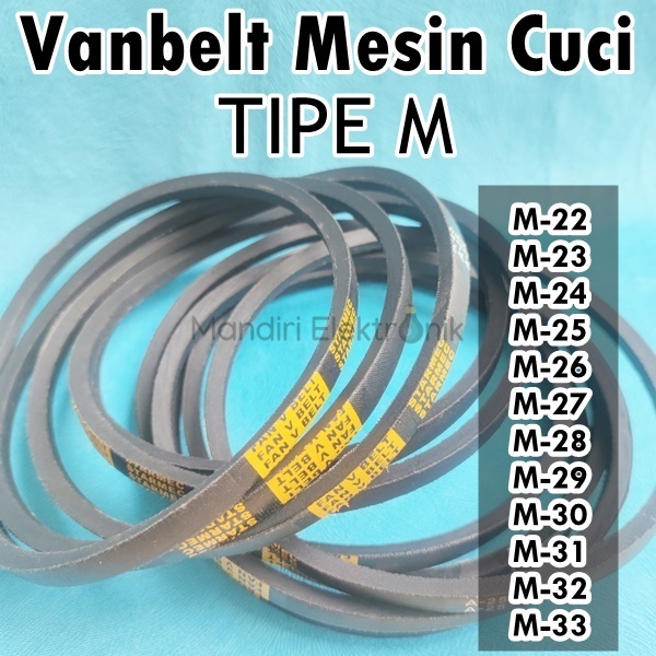MESIN Vanbelt Size M Multi Fanbel Washing Machine Pambel Fanbelt Fan V ...