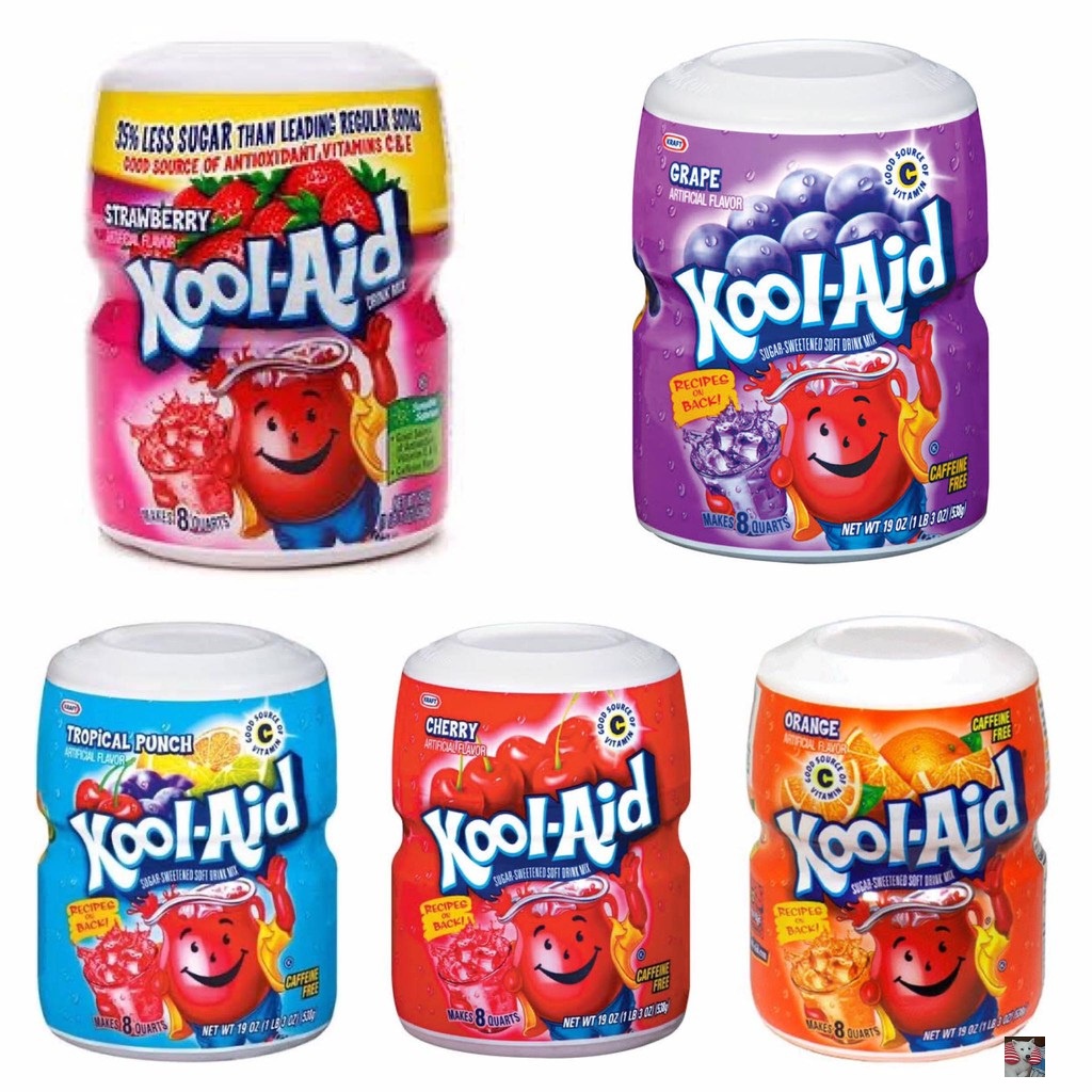 Kool-Aid Drink Juice Powder Mix 19 oz (Orange, Tropical Punch ...
