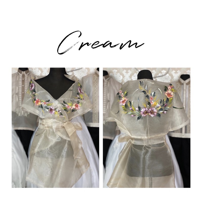 Modern Filipiniana Wrap Around Pinya-pinya | Shopee Philippines