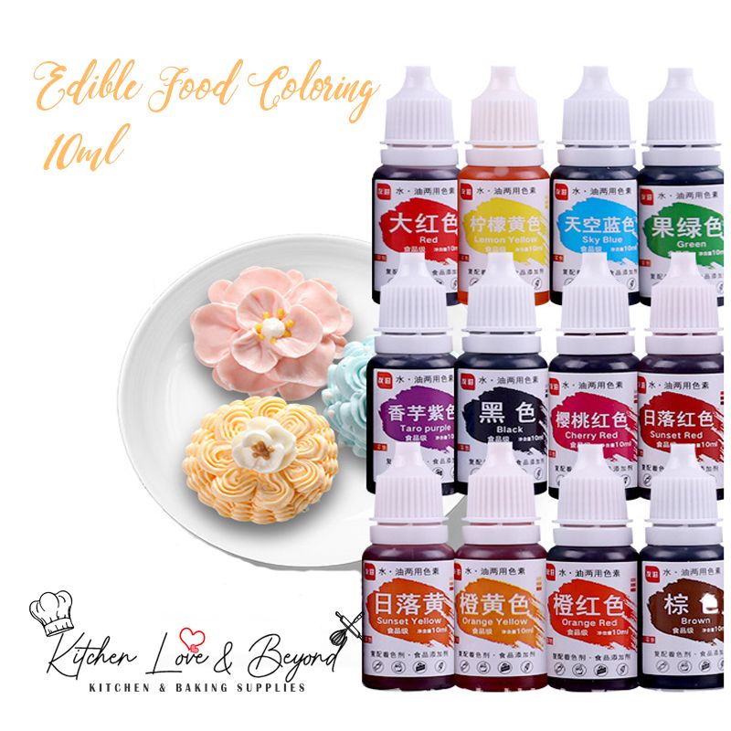 10 ML Food Coloring icing color | Shopee Philippines