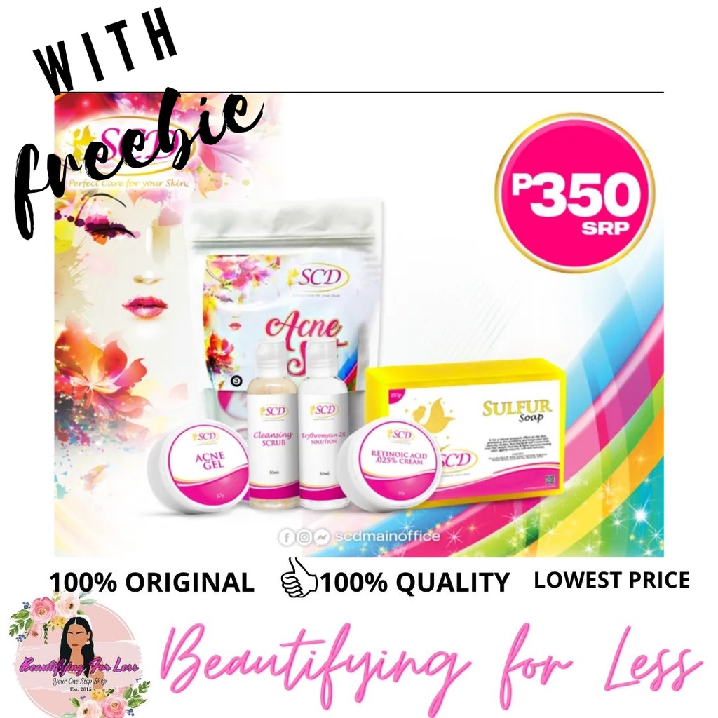 SCD ACNE SET ORIGINAL | Shopee Philippines