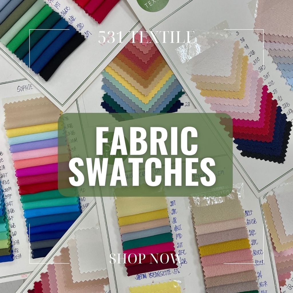 FABRIC SWATCHES / SAMPLES | Shopee Philippines