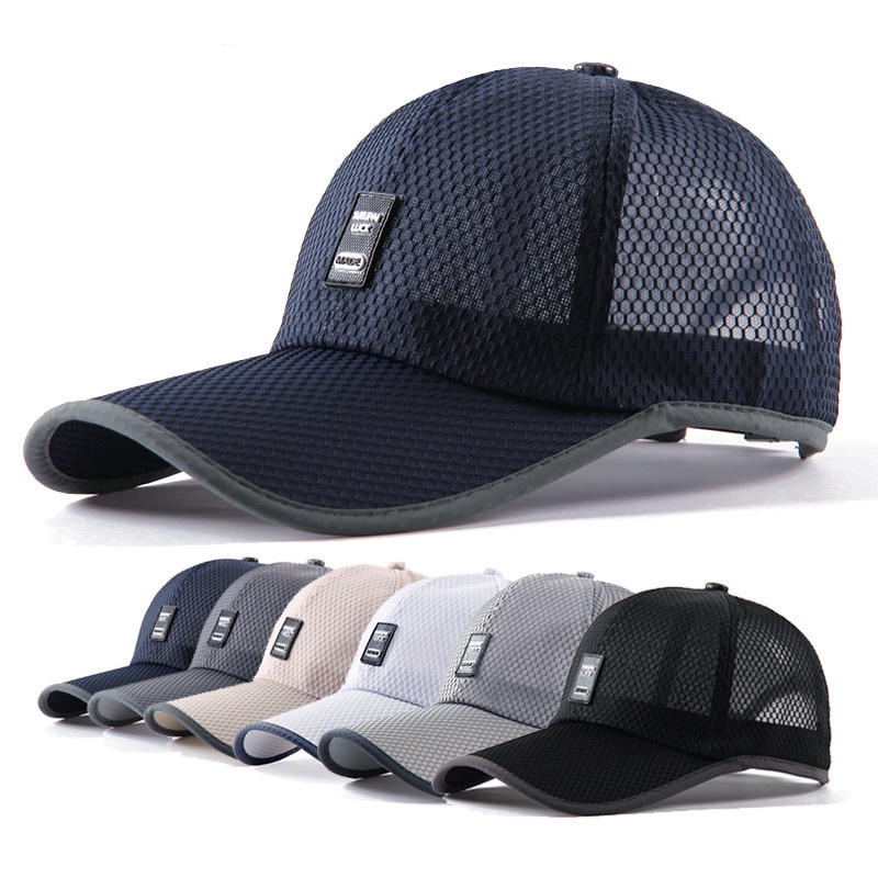 Mesh Cap Breathable Quick Drying Baseball Cap For Men Outdoor Ball Caps ...
