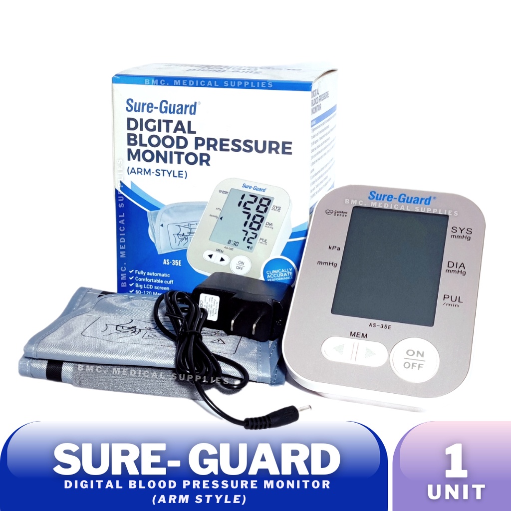Digital Blood Pressure (Sureguard/ Contect / Surgitech) [Arm-Style ...