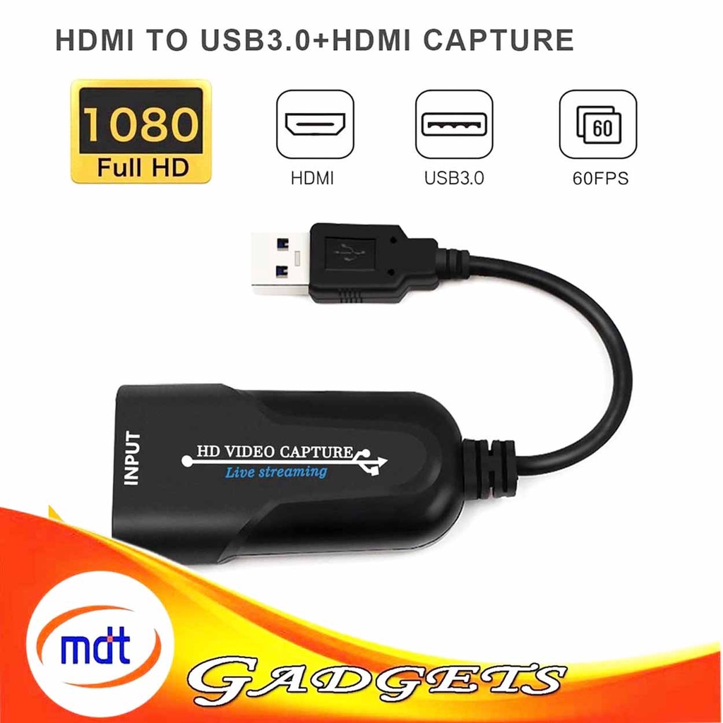 Mini Video Capture Card USB 3.0 HDMI Video Capture Grabber Phone Game ...