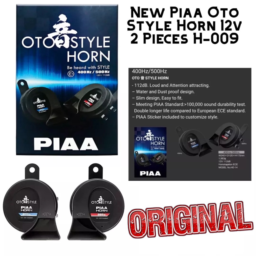 HONDA CLICK 150i New Piaa Oto Style Horn 12v 2 Pieces H-009 | Highquality Original | Shopee ...