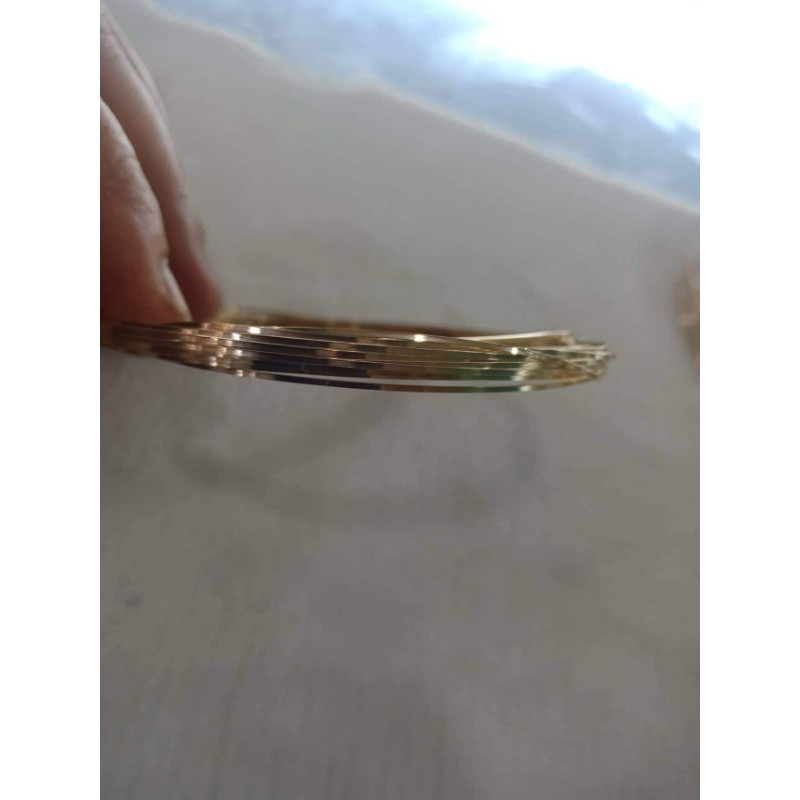 FLAT WIRE 10K GOLD 14/20 DIY (sold by yard/ 36inches) | Shopee Philippines