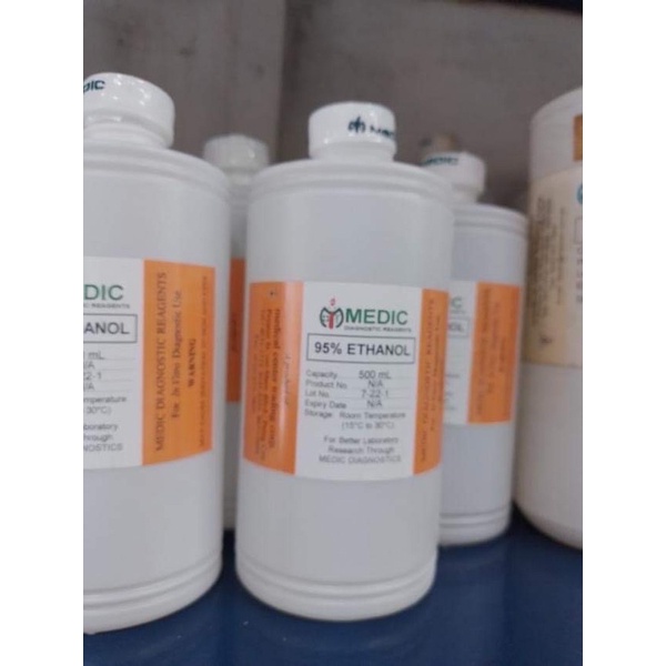 Ethanol , 95% 500ml, MEDIC | Shopee Philippines