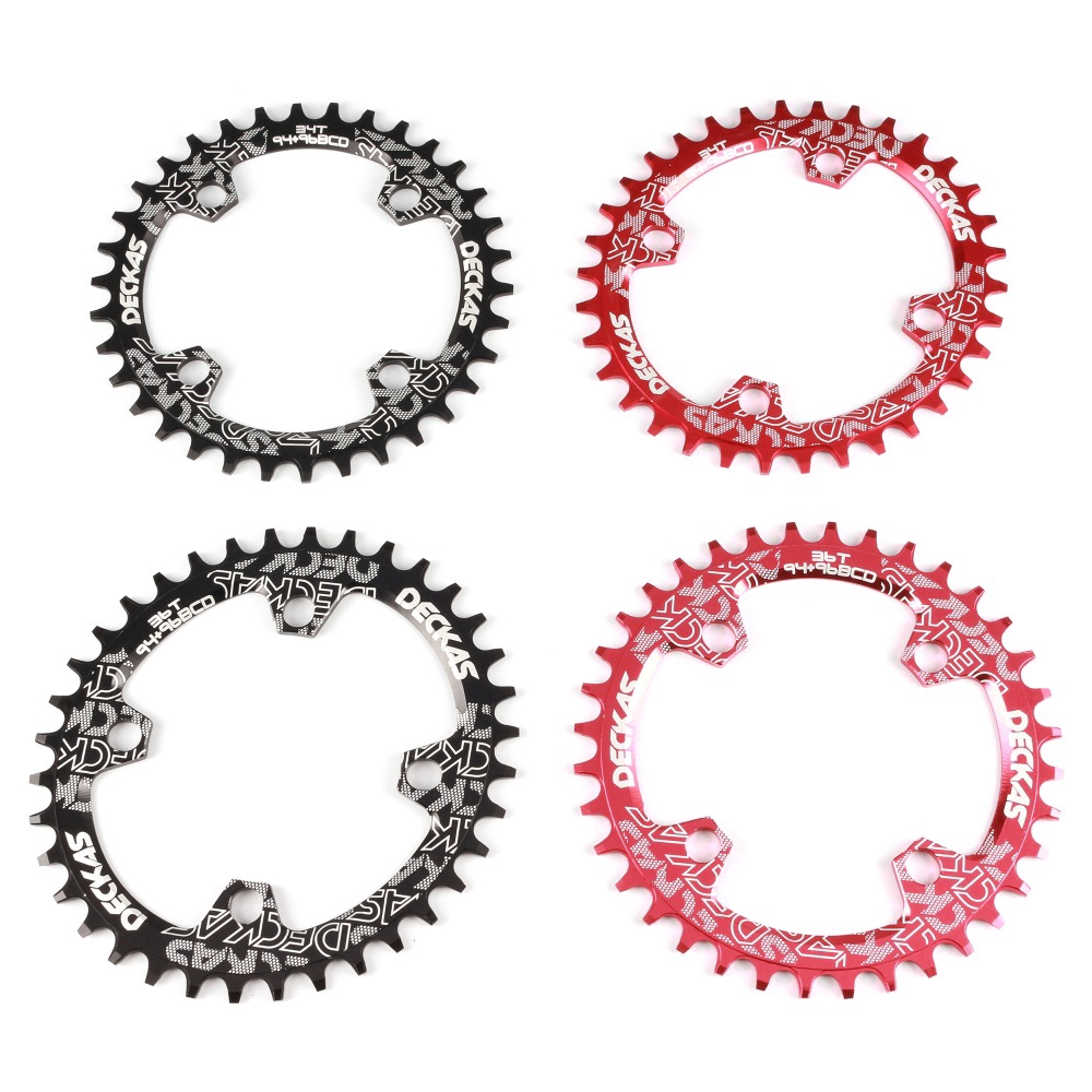 DECKAS 96BCD symmetrical bicycle 32T 34T 36T 38T MTB bike Chainring Crown for Alivio MT300 M2000 ...