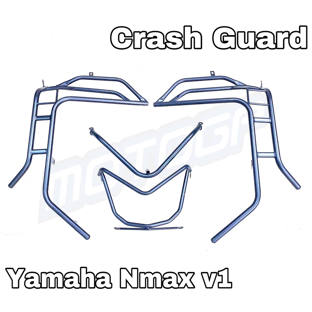 Complete Set Yamaha Nmax v1 Crash Guard Motorcycle | Shopee Philippines