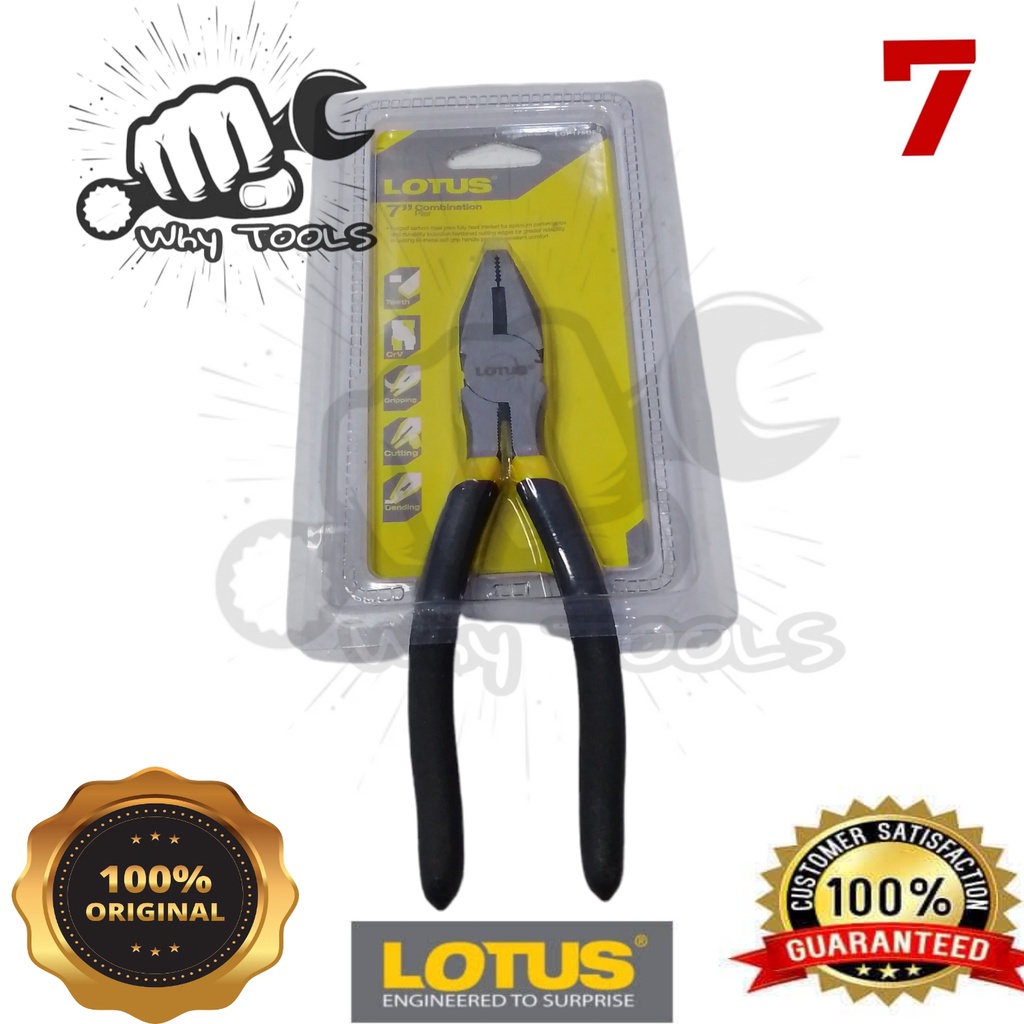 Lotus Combination Plier 7" LCP175DF - Hand Tools | Shopee Philippines
