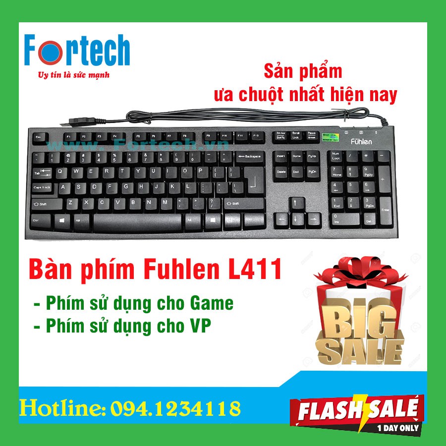 Fuhlen L411 computer keyboard | Shopee Philippines