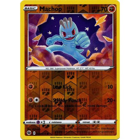 ** Machop / 024/073 / Reverse Holo & Common / Champion's Path Pokemon ...