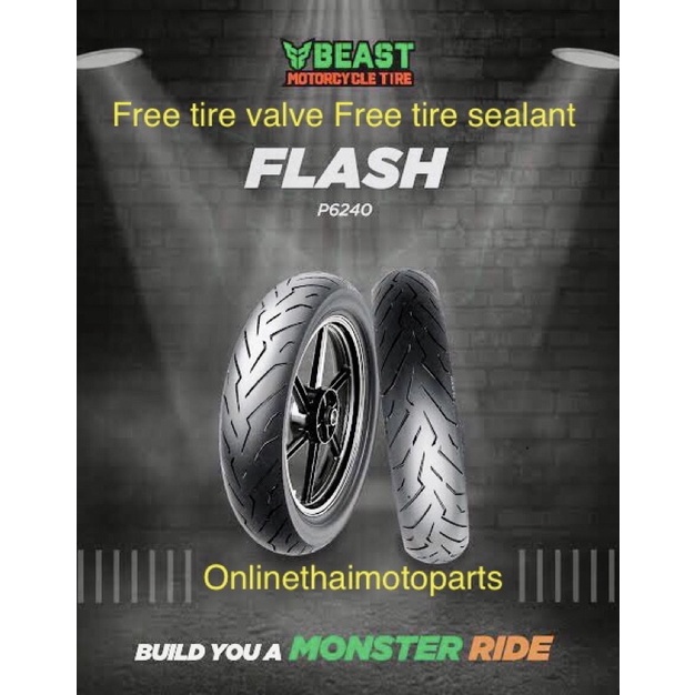 Beast Tire 17 series Flash Tubeless Free tire valve Free sealant ...
