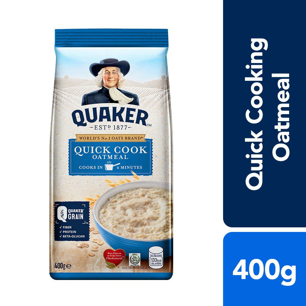 Quaker Quick Cooking Oatmeal 400g | Shopee Philippines