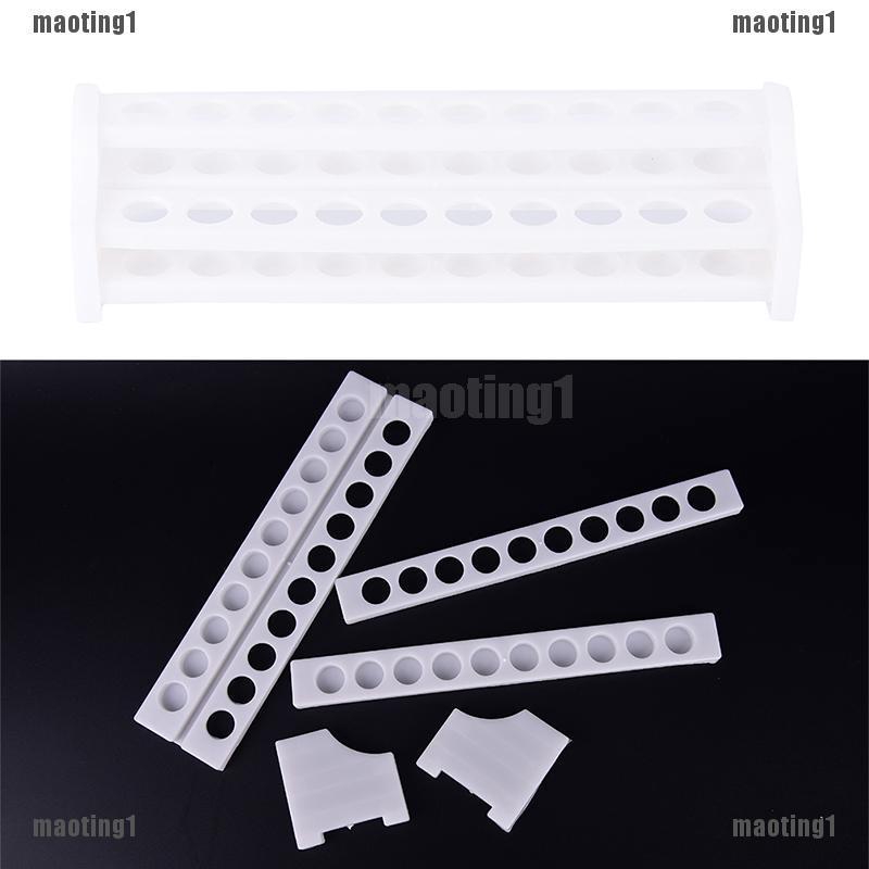 {MT1]20 holes plastic test tube rack testing tubes holder storage stand ...