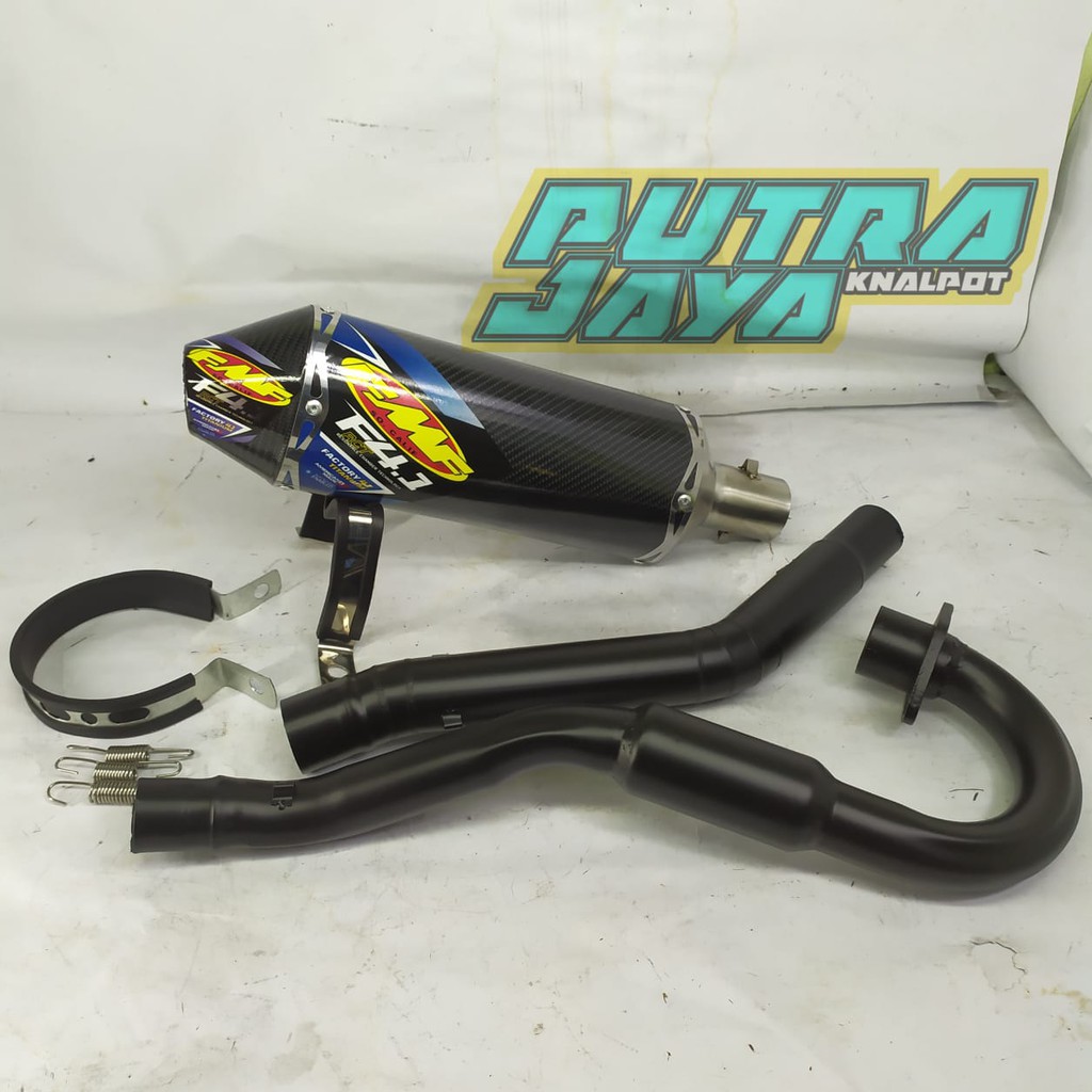Fmf pipe exhaust Black 4 Fullset klx D-Tracker 150 klx SL bf and CRF ...