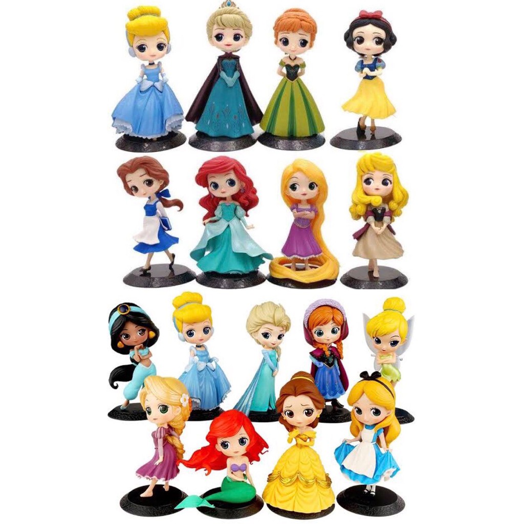 Qposket Q posket Princess Frozen Elsa,Anna,Snow White,Belle,Rapunzel ...