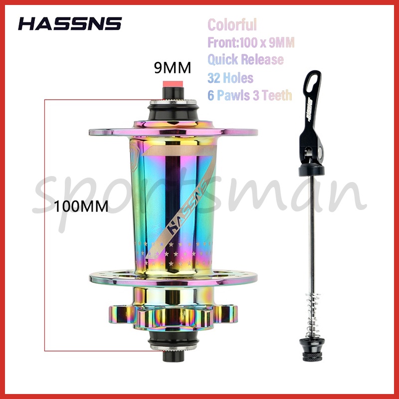 HASSNS PRO7 MTB Hub 6 Pawls 3 Teeth 120 sound 32 Hole Ultralight Hub ...