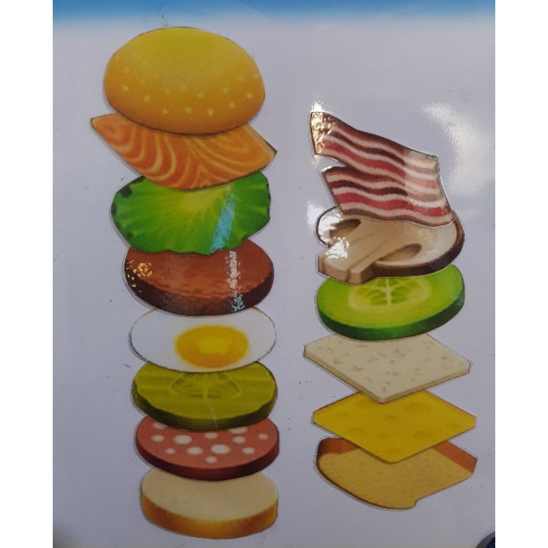 ESL Reward - Sandwich Making Reward (MAGNETIC OR VELCRO) | Shopee ...