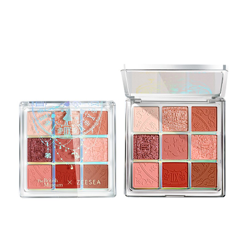 ZEESEA Alice Kingdom Of Fantasy Eyeshadow Palette Glitter 9 Colors Highly Pigmented | Shopee ...