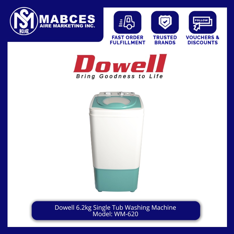 Dowell 6.2kg Single Tub Washing Machine WM-620 | Shopee Philippines