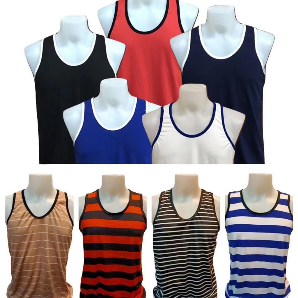 SANDO PLAIN FOR MEN (RANDOM COLOR) | Shopee Philippines