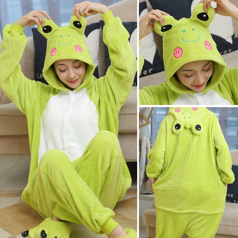Adult Animal Pajamas Women Sleepwear Unisex All in One Pyjamas Animal ...