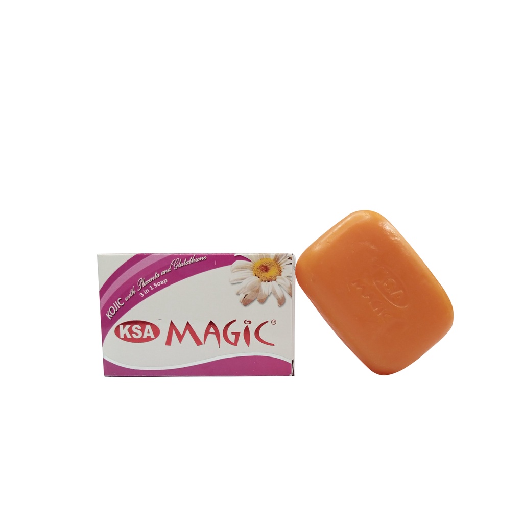 KSA Magic Kojic with Placenta & Glutathione (3in1 Soap) 135g | Shopee ...