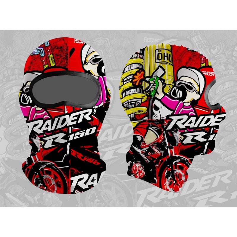 RAIDER B07 BALACLAVA FULL MASK full sublimation nylon spandex full ...