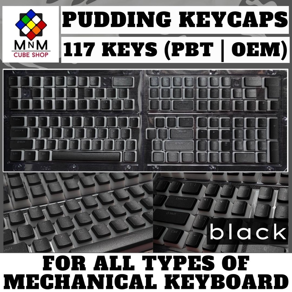 [ Original ] PBT keycaps Pudding Full 108 / 117 keys Profile for ...
