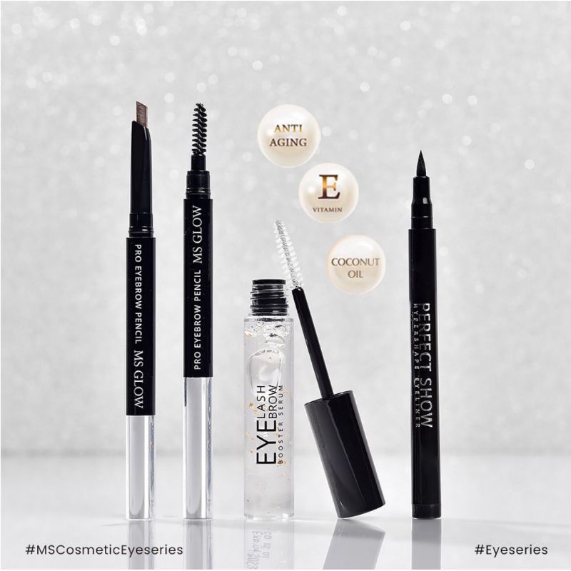 Ms GLOW eye SERIES (eyelash serum, eye brow & eyeliner) | Shopee ...