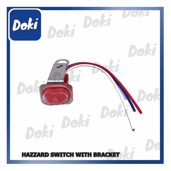 [DOKI MOTO] HAZARD SWITCH WITH BRACKET | Shopee Philippines