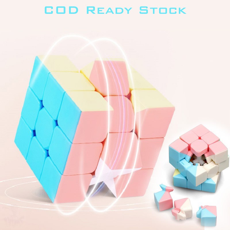 Macaron Rubiks Cube Fidget Hot Toy Magic 2x2 3x3 4x4 5x5 Pyramid Color ...