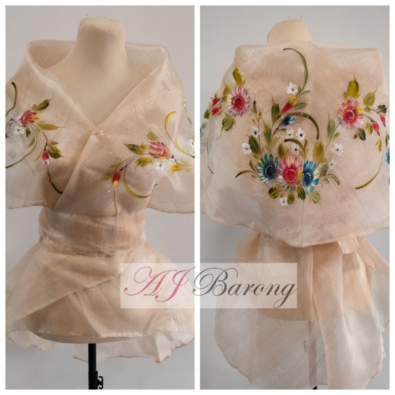 filipiniana ALP 04 wrap around alampay | Shopee Philippines