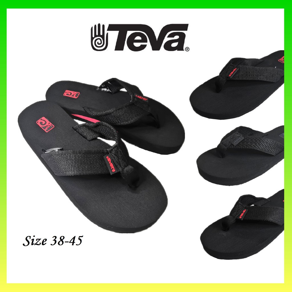 HITAM Mykutsu Teva[Size 38-45] Men's Teva Fashion Comfortable Black All (3 Patterns) | Shopee ...