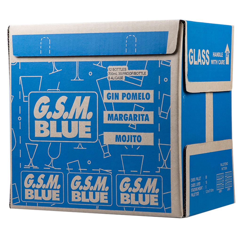 GSM Blue Flavors- Mojito - Flavored Spirit - 35 Proof - 12 700ML ...