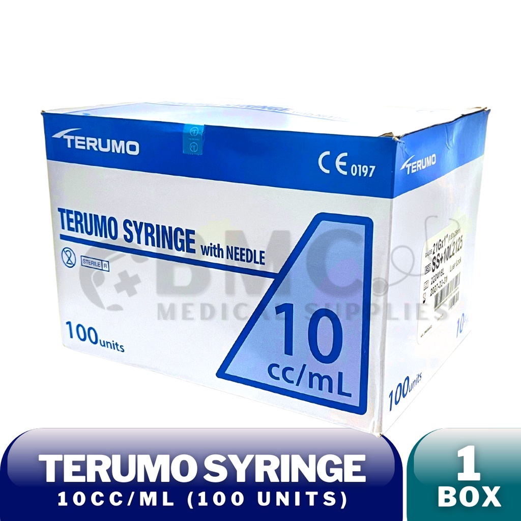 Terumo Syringe 3cc & 5cc - 1Box (100pcs) NEW PACKAGING | Shopee Philippines