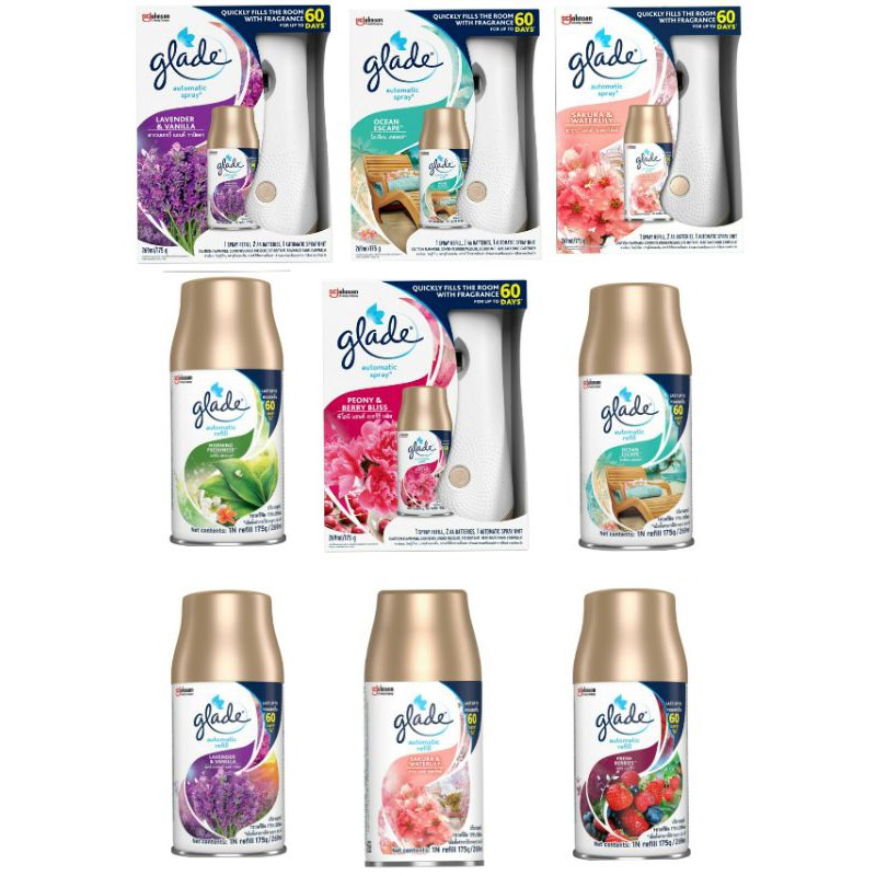 Lowest Price! Authentic Glade Automatic Spray Air Freshener Refill ...