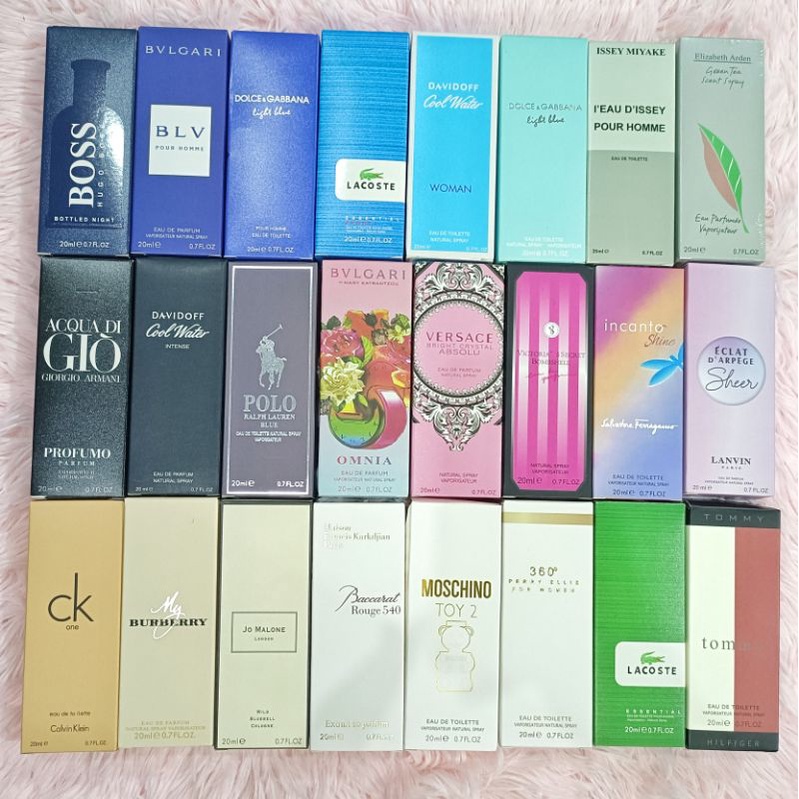 US TESTER 20ML PER BOTTLE | Shopee Philippines