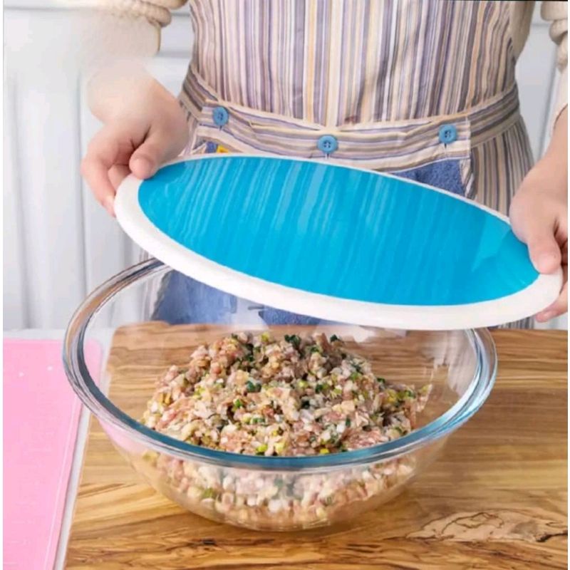 CIRCLE TEMPERED GLASS BAKEWARE FOOD CONTAINER GLASS STORAGE WITH LID ...