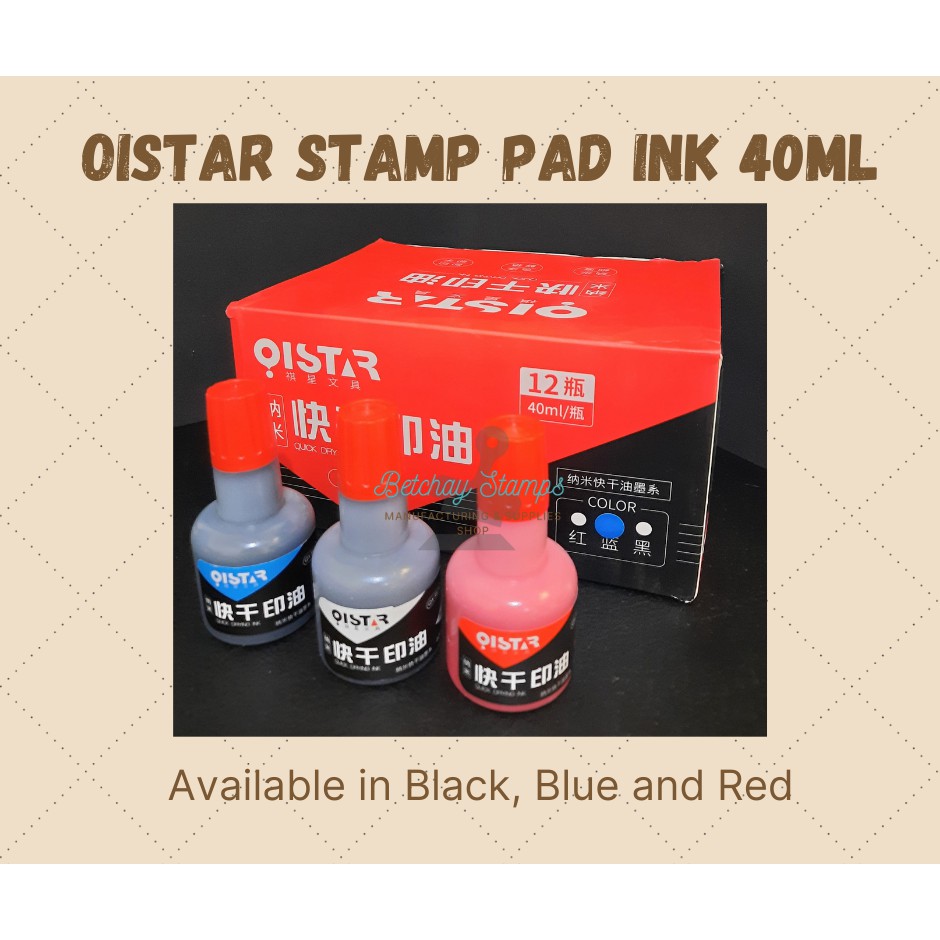 Betchay Stamp!! Stamp Pad Ink/Trodat Refill Ink | Shopee Philippines