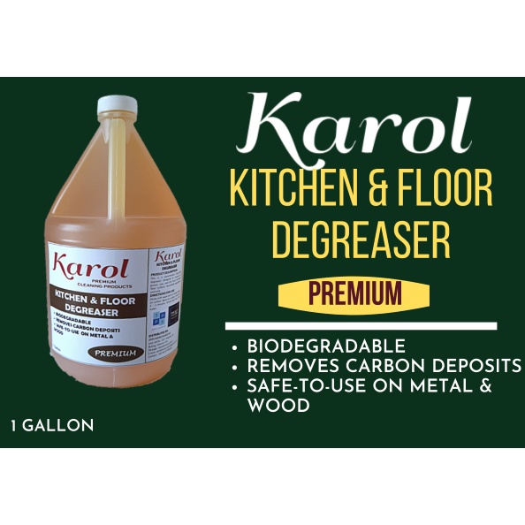 KAROL Kitchen & Floor Degreaser 1 Gallon (Household Surface Cleaner ...