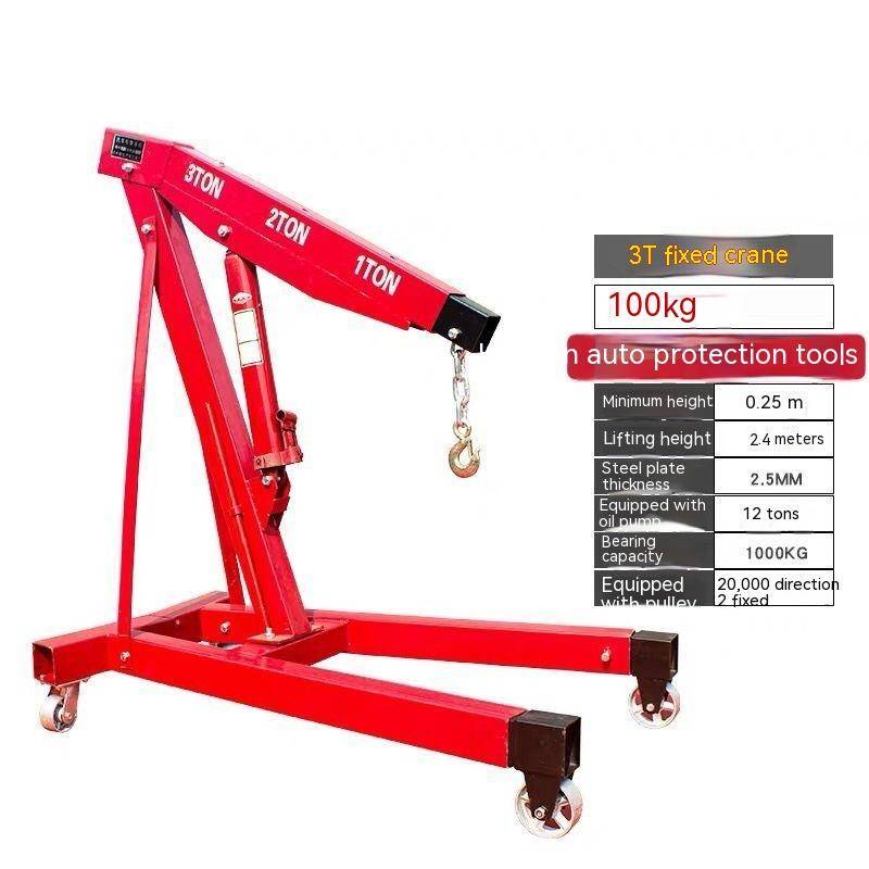 Heavy Duty Engine Crane 2T /3T Folding Engine Crane Hoist，Hydraulic car ...