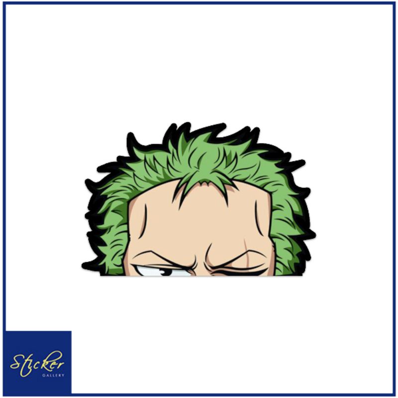 ZORO ANIME PEEKER Waterproof Sticker for Motorcycle | Shopee Philippines