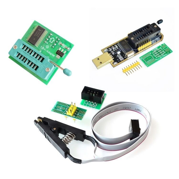 CH341 Series EEPROM Flash BIOS USB SOP8 Test Clip For EEPROM ...