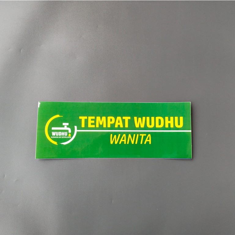 Women's Wudhu Holder Sticker | Mosque Sticker For Wudhu | Shopee ...